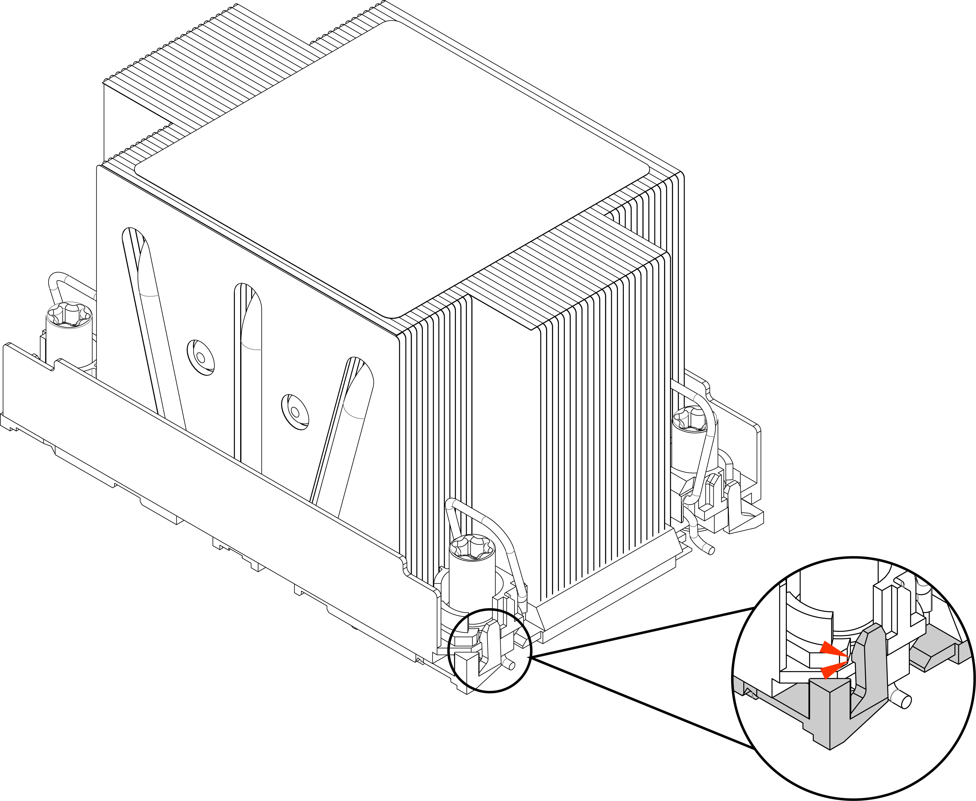 SuperServer SYS-212GB-NR: Assembling the Processor Heatsink Module