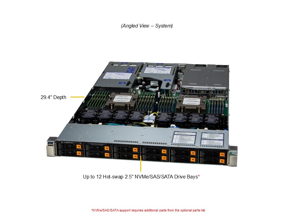 Gold Series AS -1125HS-TNR | 1U | A+ Server | Supermicro