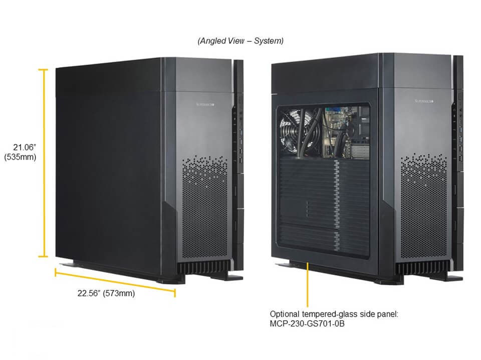 Supermicro AS -5014A-TT | 5U (Full Tower) UP Workstation Server