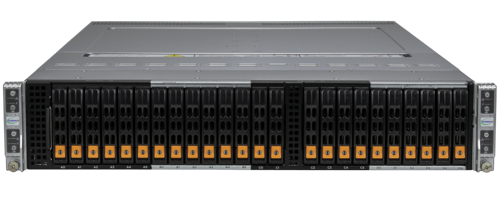 BigTwin® 2U Twin Architecture with 2 or 4 Nodes| Supermicro