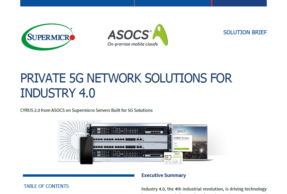 Supermicro 5G Platforms | Super Micro Computer, Inc.