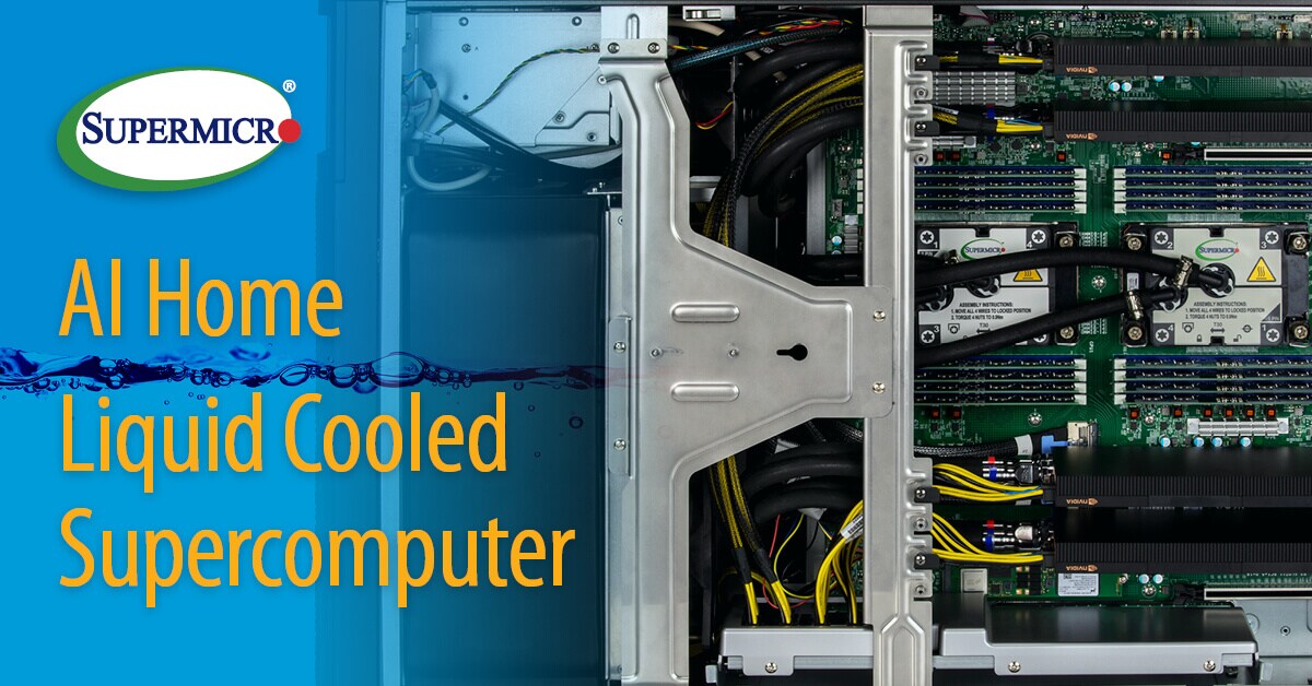 AI Home Liquid-Cooled Supercomputer | Supermicro