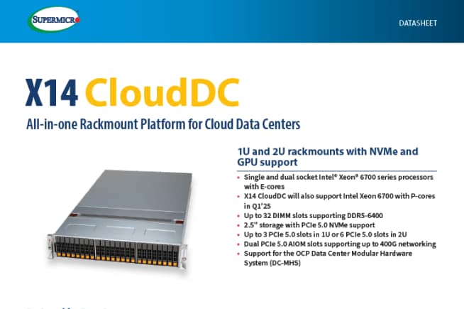 CloudDC | Supermicro