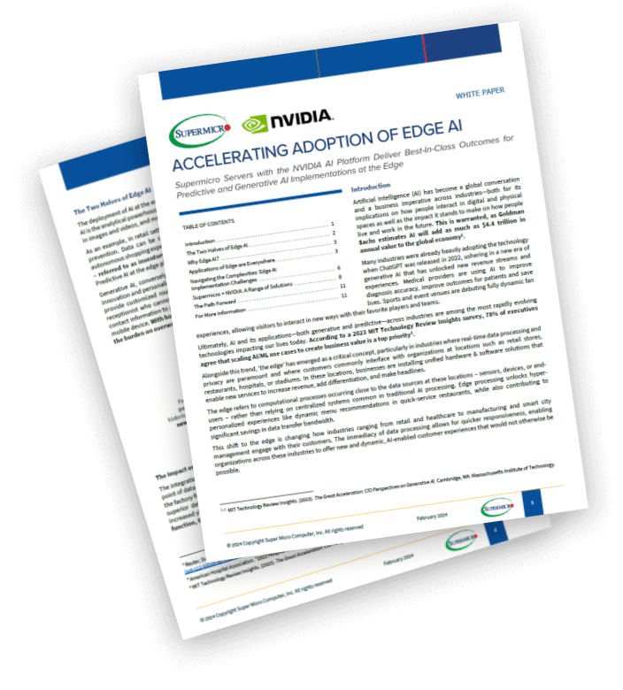 Edge AI Solutions | Supermicro