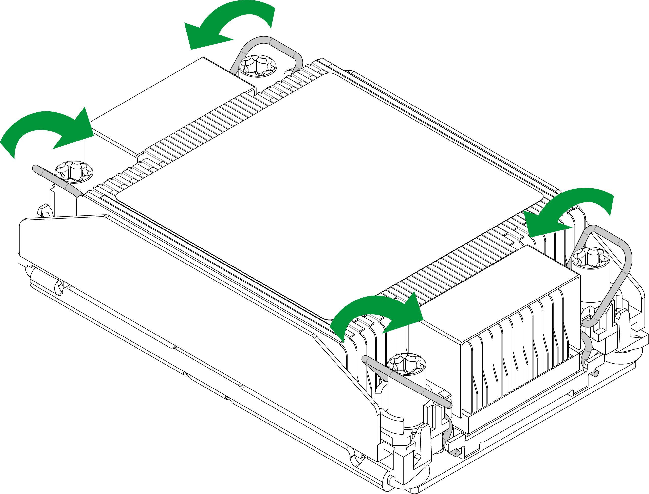 X14SBHM: Removing the Processor Heatsink Module