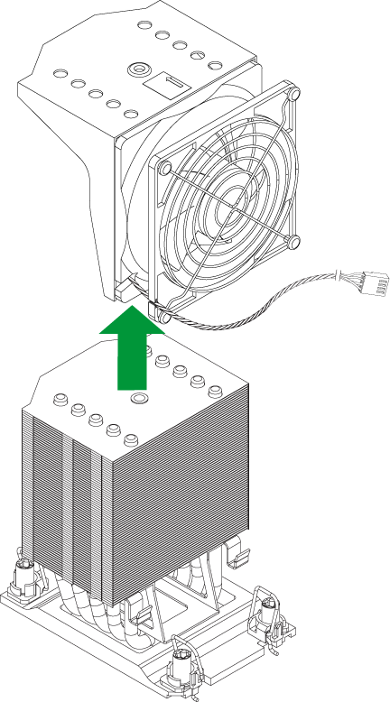 X14SBHM: Assembling the Processor Heatsink Module