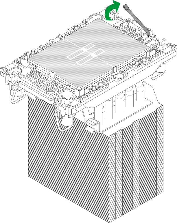 X14SBHM: Removing the Processor Heatsink Module