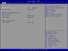 B14SBE-CPU-25G: Main Setup