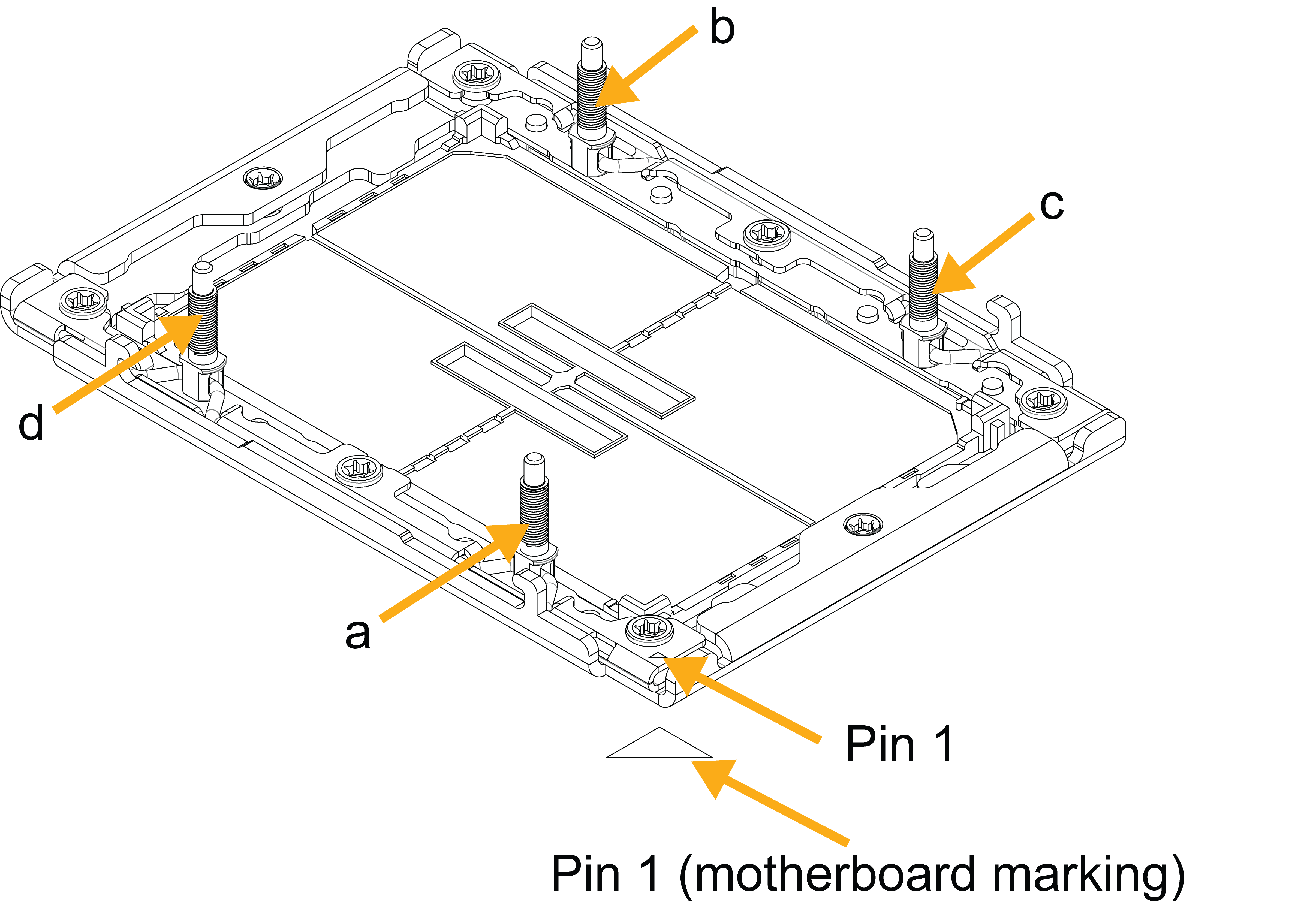 B14SBE-CPU-AP: Preparing to Install the PHM into the Processor Socket