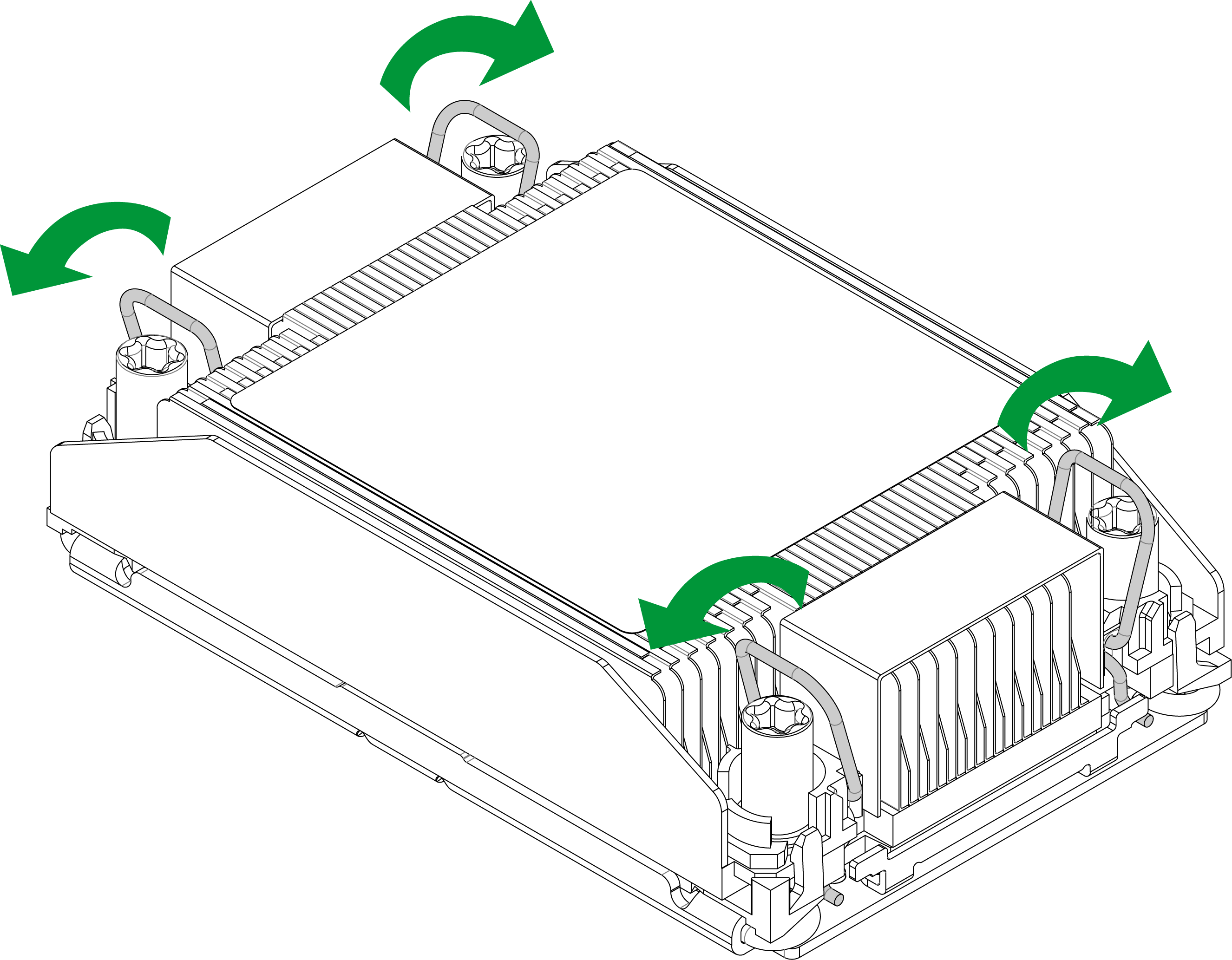 X14DBHM: Installing the Processor Heatsink Module