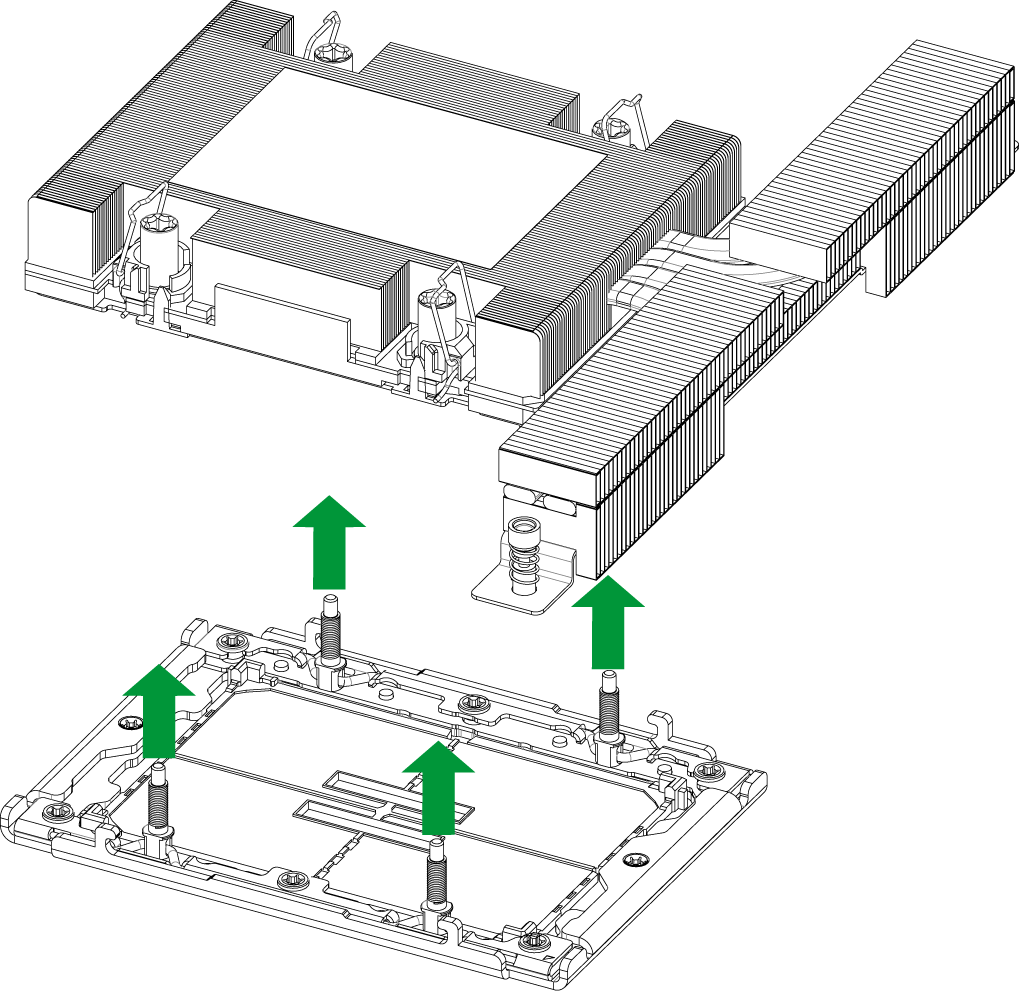 X14SBH-AP: Removing the Processor Heatsink Module