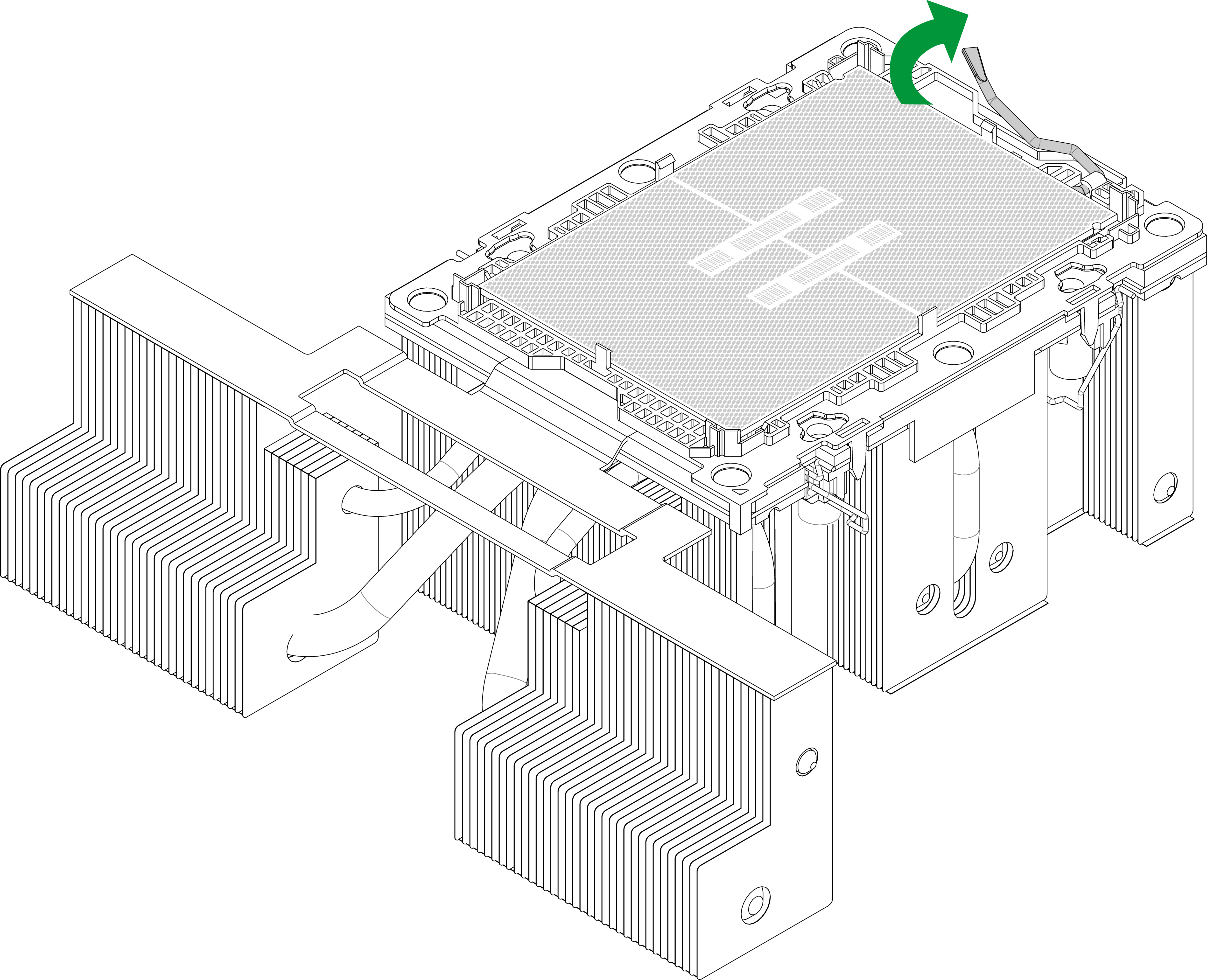 X14SBH-AP: Removing the Processor Heatsink Module