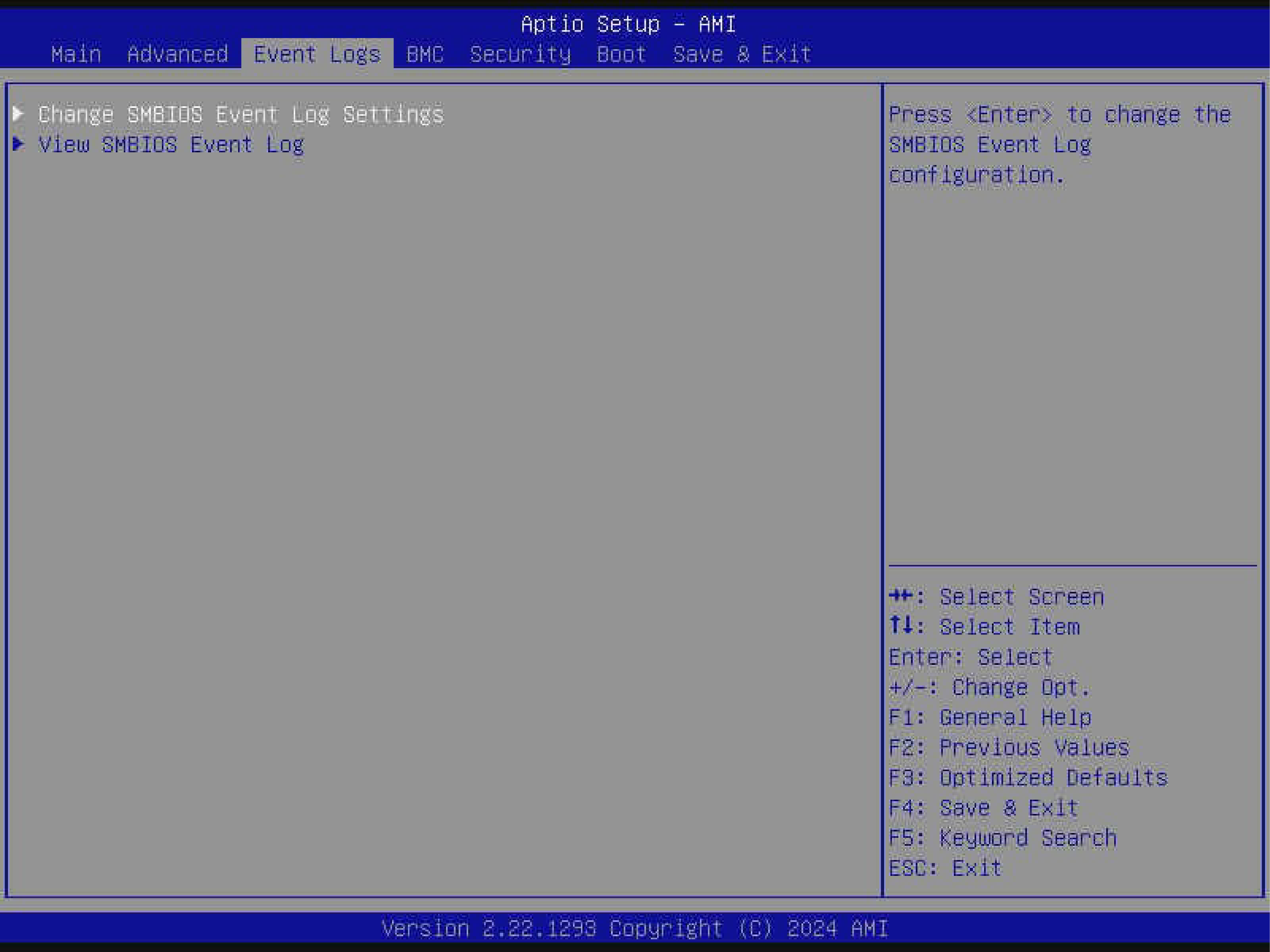 SuperServer® SYS-112B-WR: Event Logs