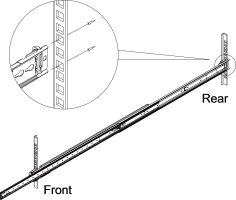 SuperServer SYS-122H-TN: Installing the Inner Rails onto the Chassis